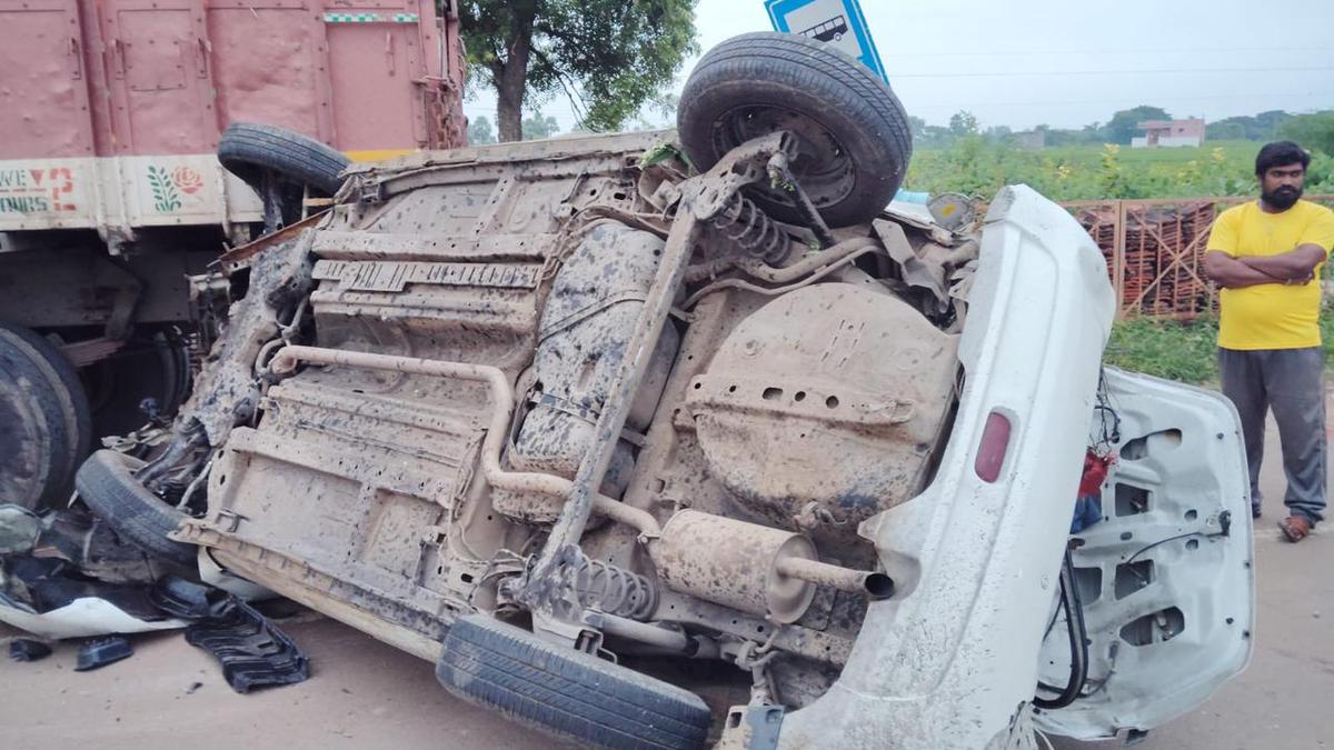 B. Tech student killed, five others injured as car rams into parked ...