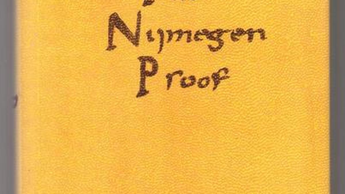 Pradeep Sebastian on the 1988 bibliomystery, The Nijmegen Proof - The Hindu