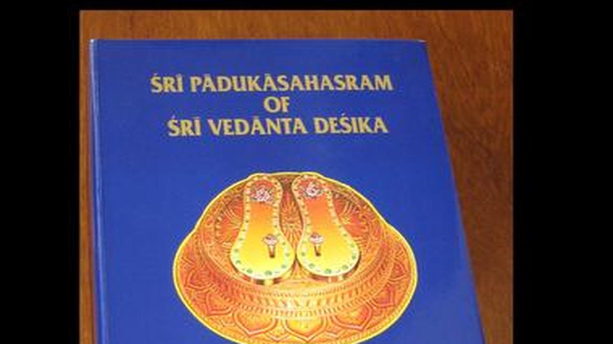 Paduka Sahasram in two volumes - The Hindu