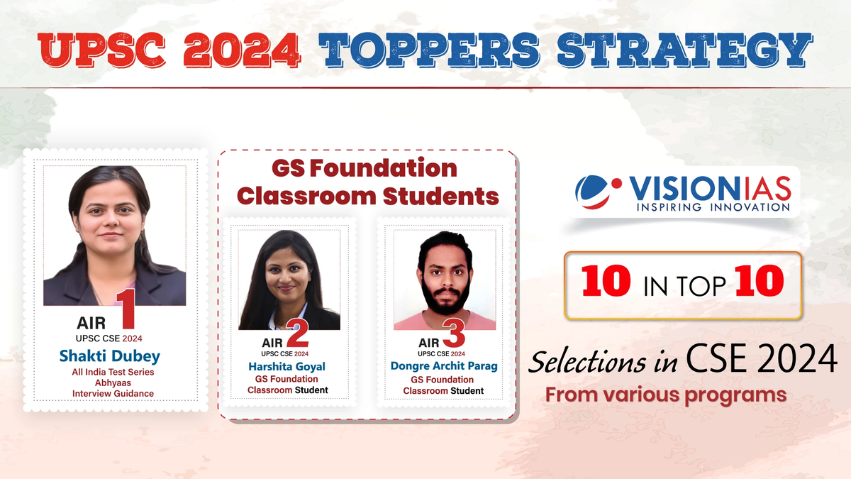 UPSC 2024 Toppers Strategy - The Hindu