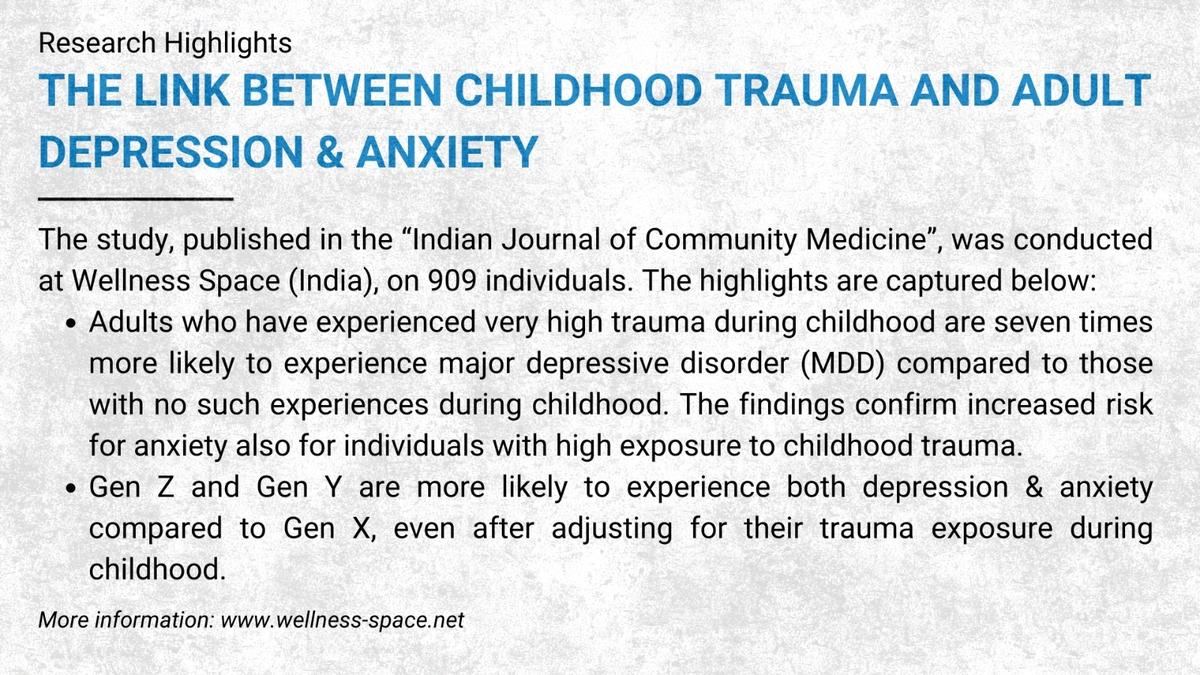Trapped Inner Child? New Findings on Childhood Trauma, Depression, and ...