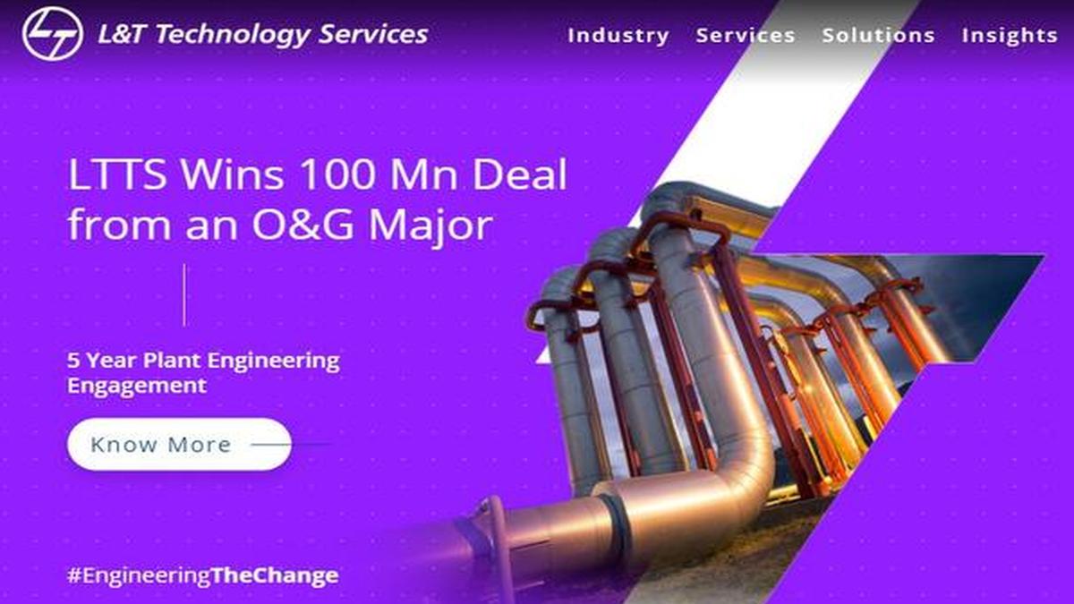 L&T Technology wins $100 million deal from global O&G client - The Hindu