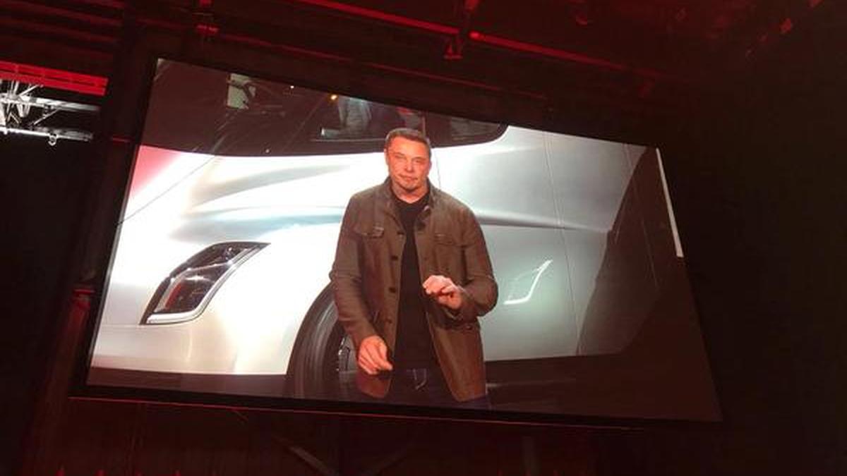 Tesla unveils electric big-rig truck ‘Semi’ - The Hindu