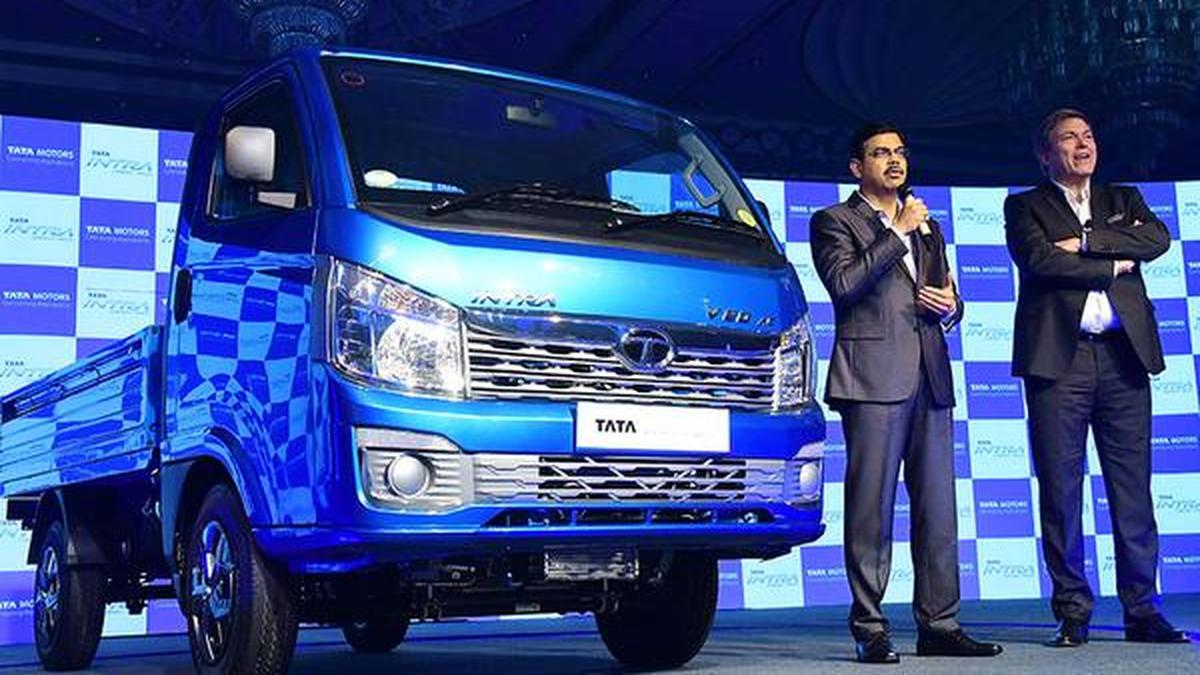 Tata unveils compact truck Intra - The Hindu