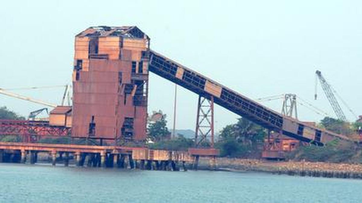JSW Infra commissions iron ore terminal at Paradip port - The Hindu
