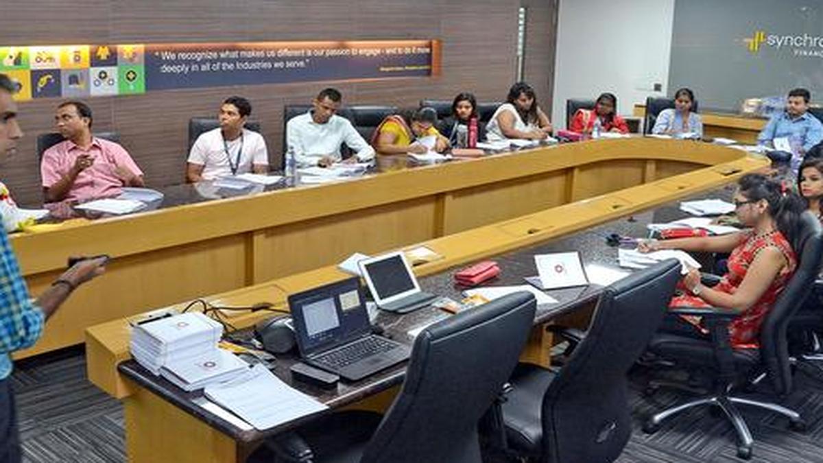 At Synchrony Financial, the design of the vibrant interiors is ...