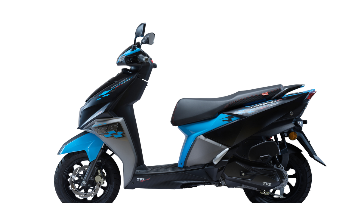 TVS Motor rolls out NTORQ 125 Race Edition in Marine Blue - The Hindu