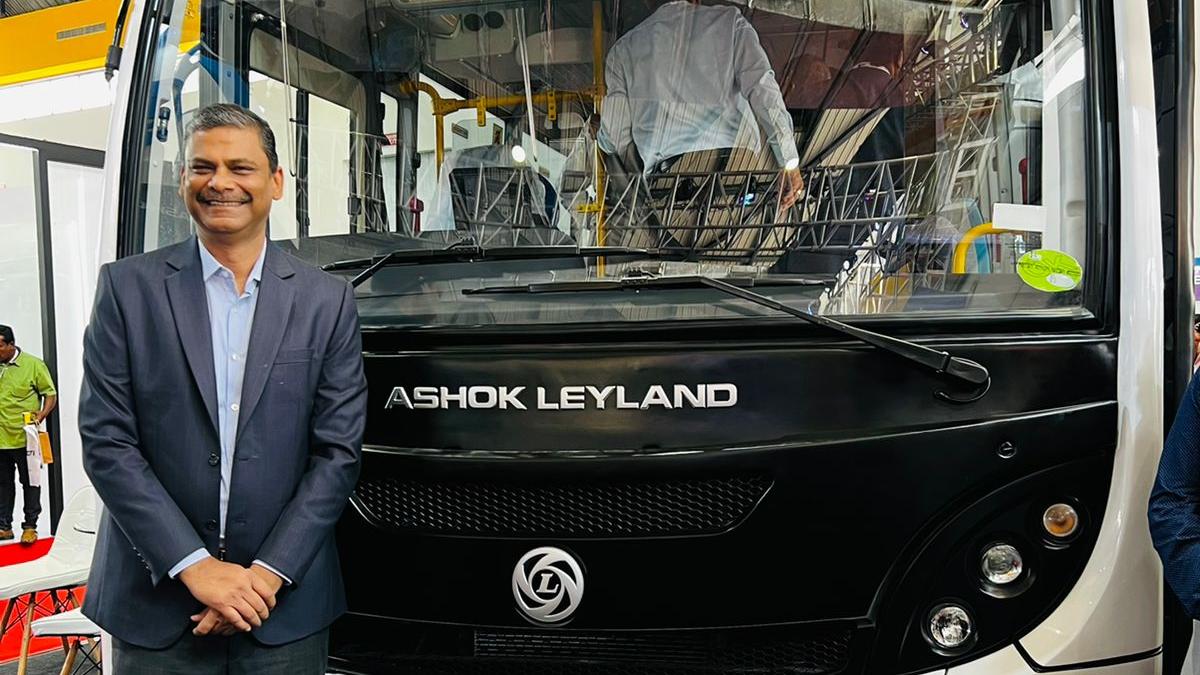 Ashok Leyland unveils 13.5-m bus chassis at Prawaas 3.0 - The Hindu