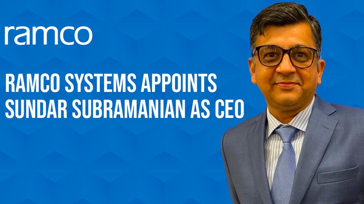 Ramco Systems names Sundar Subramanian as CEO - The Hindu