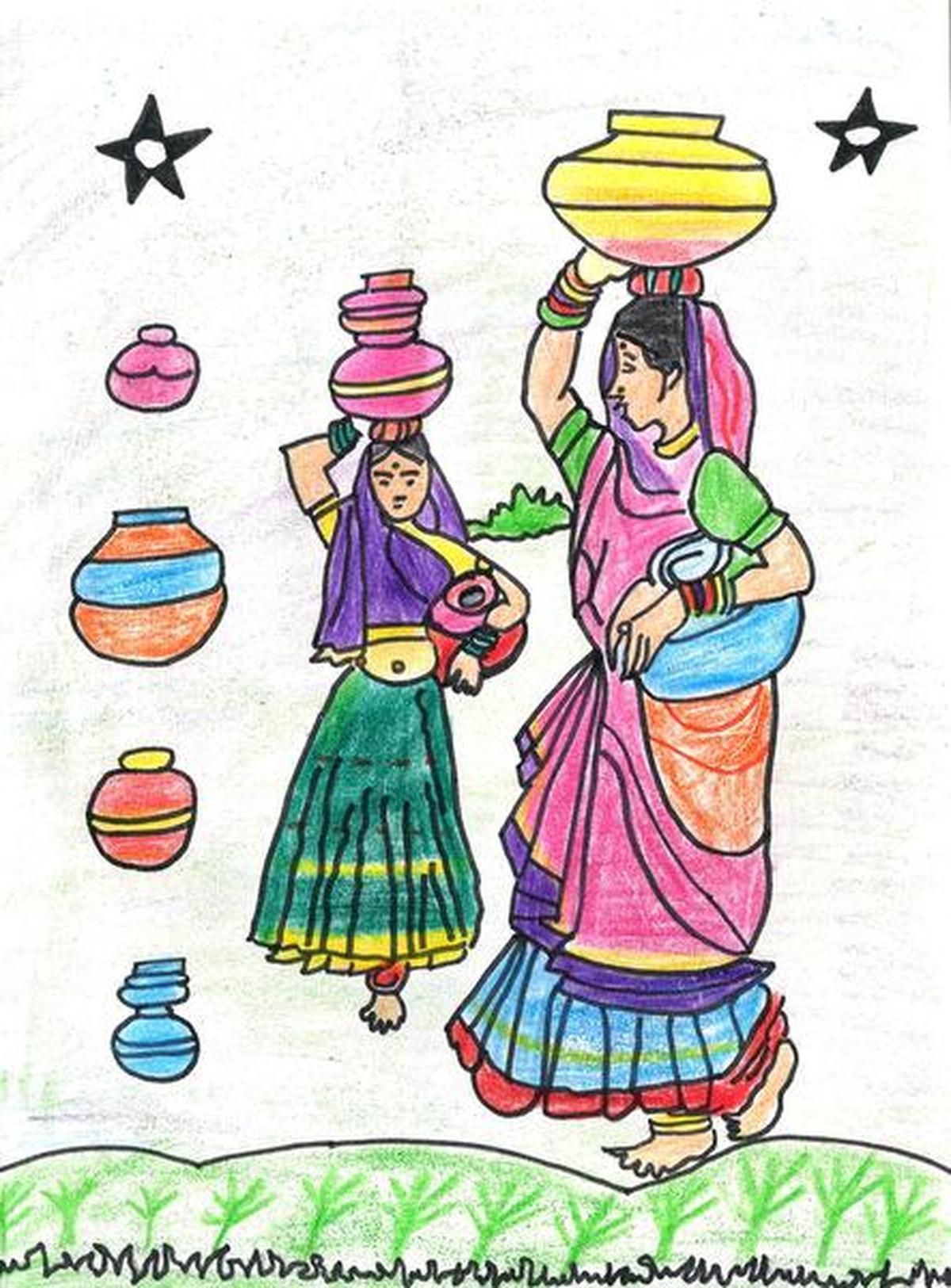 Drawings from India - The Hindu