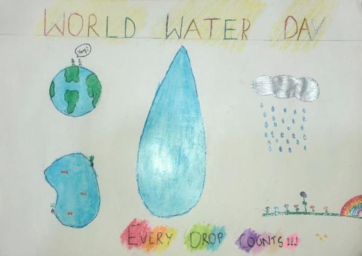 Saving Water Drawings Grade 1