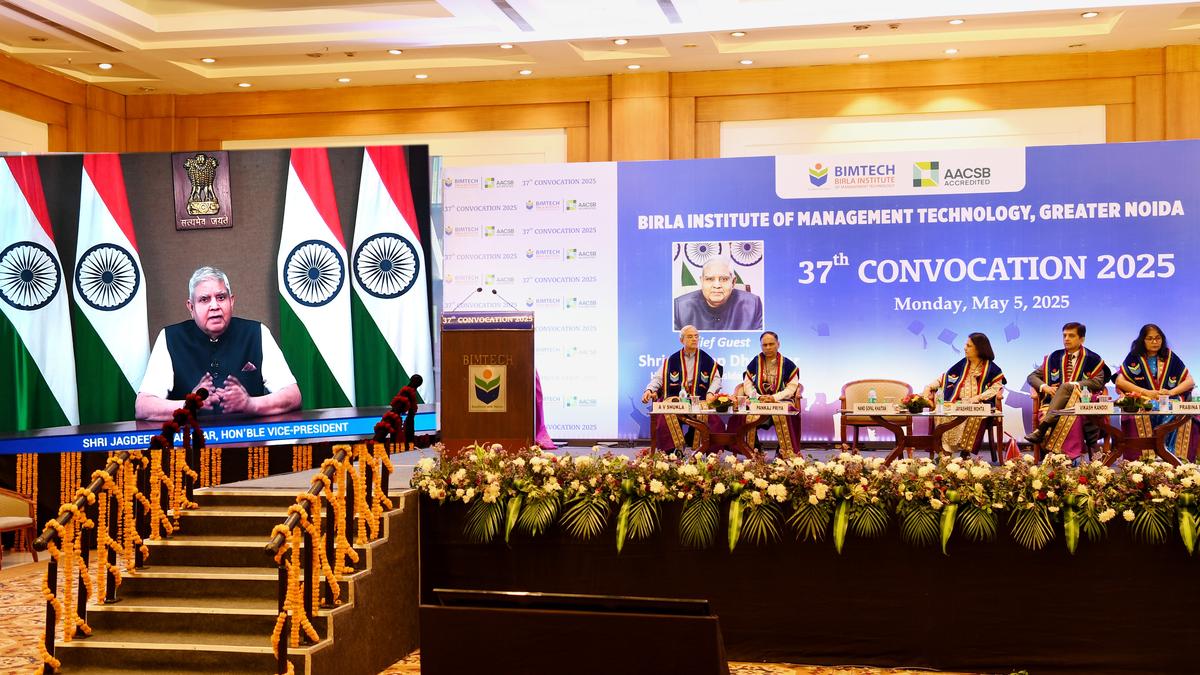 BIMTECH 37th convocation 2025: 713 students graduate; Vice President ...