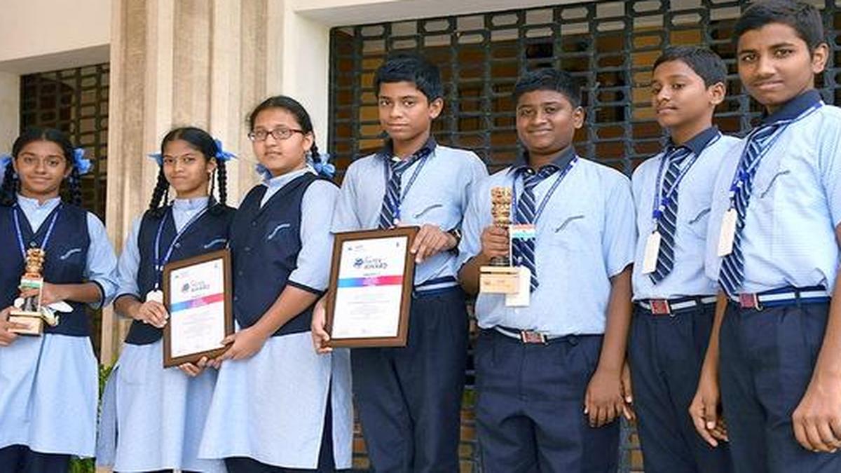 School students bag awards for best papers - The Hindu