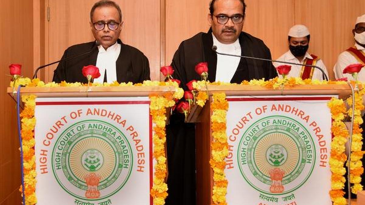 Joymalya Bagchi sworn in as Andhra Pradesh High Court judge - The Hindu