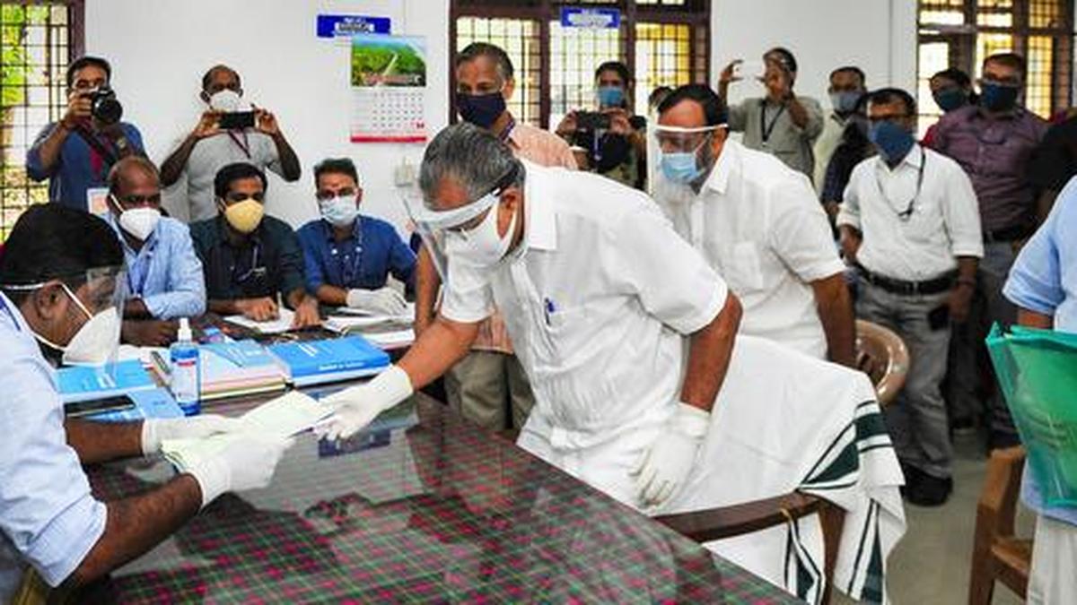 Kerala Assembly elections: Pinarayi Vijayan files nomination papers ...