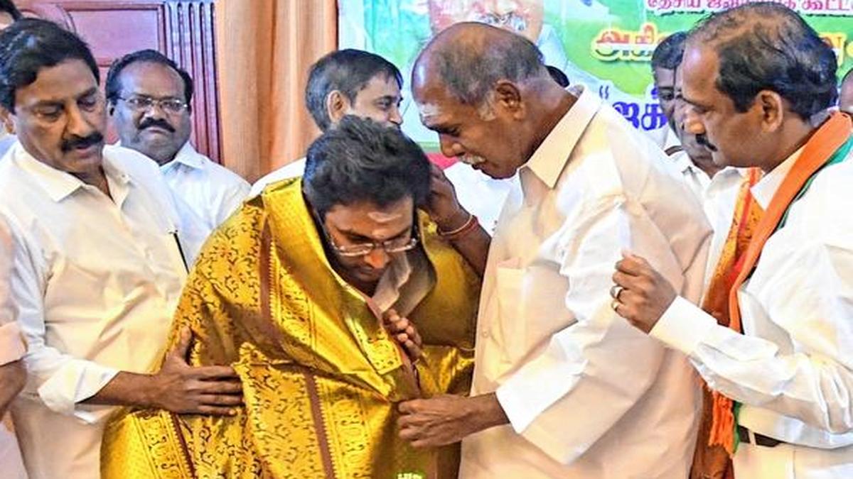 Rangasamy picks newcomer, says it is a long-term choice - The Hindu