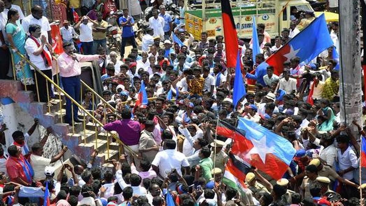 VCK chief says DMK-led alliance is ‘sacrosanct’ - The Hindu