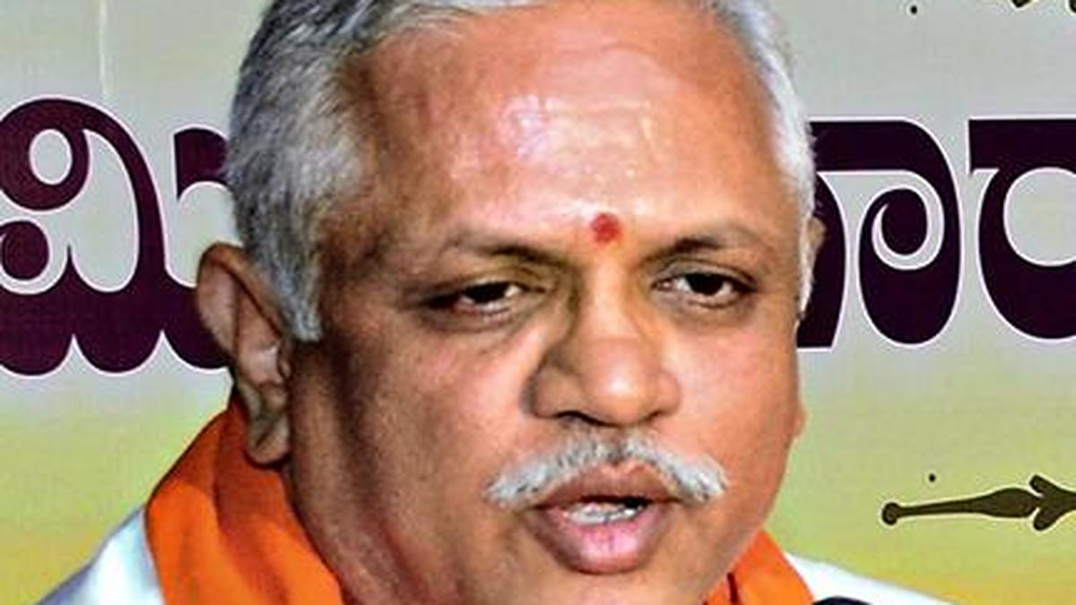 B.L. Santosh: BJP cannot give ticket on the basis of genes, DNA - The Hindu