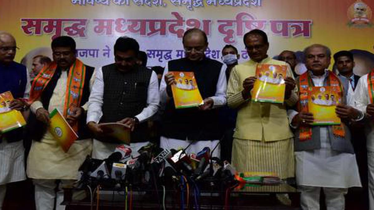 Madhya Pradesh elections 2018: BJP promises 10 lakh jobs a year - The Hindu Madhya Pradesh elections 2018: BJP promises 10 lakh jobs a year - The Hindu
