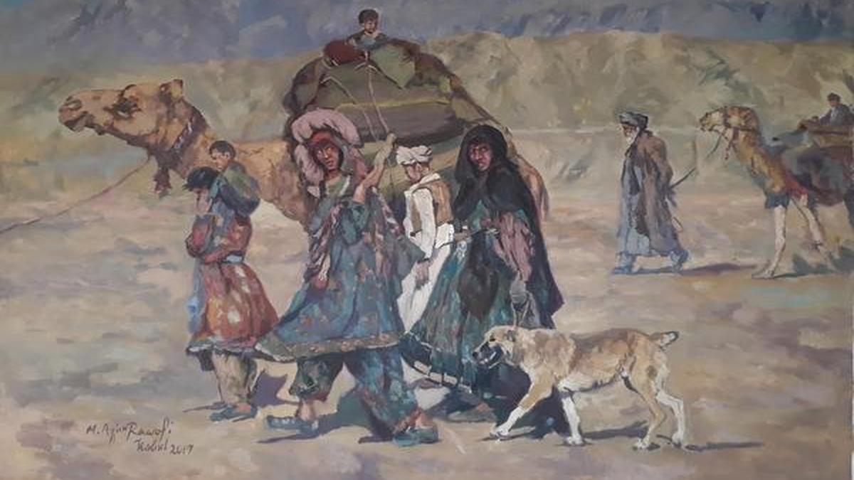 Afghan art exhibition: the canvas of hope - The Hindu