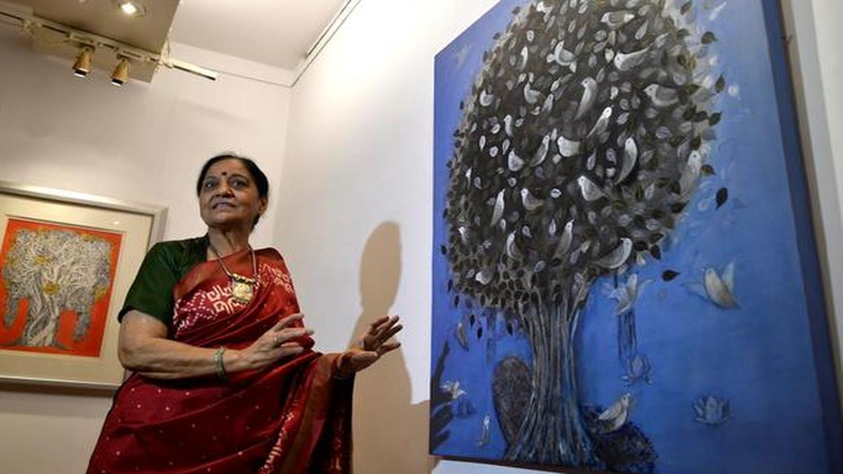 Septuagenarian artist Sarla Chandra celebrates the energy-giving tree ...