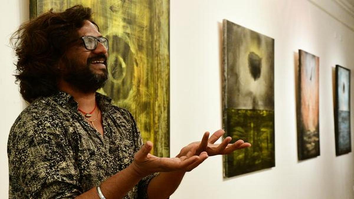 Colours of Ahirwar; Pradeep Ahirwar on his paintings - The Hindu