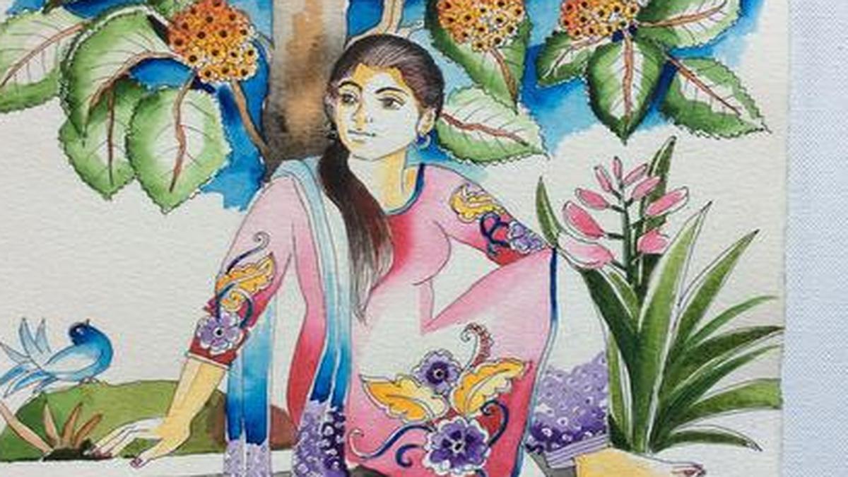 Being hopeful, being happy: Artist Anjani Reddy on her works - The Hindu