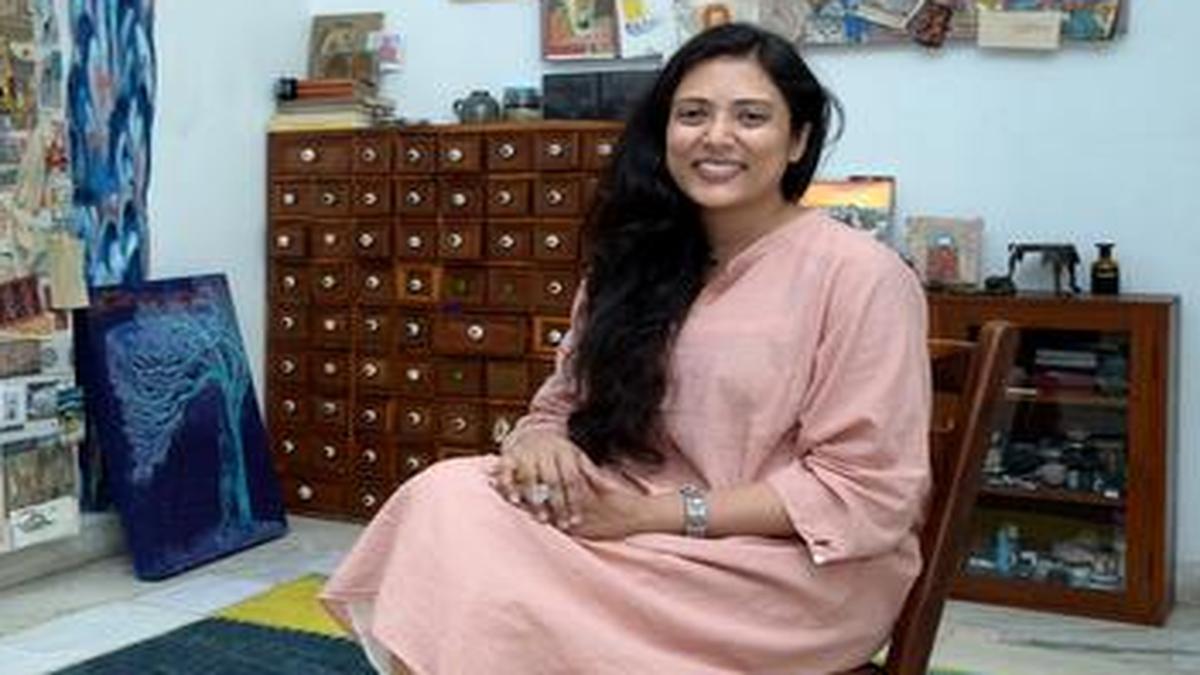 Varunika Saraf’s ‘Citizen Z’ showcased at Art Basel, Hong Kong - The Hindu