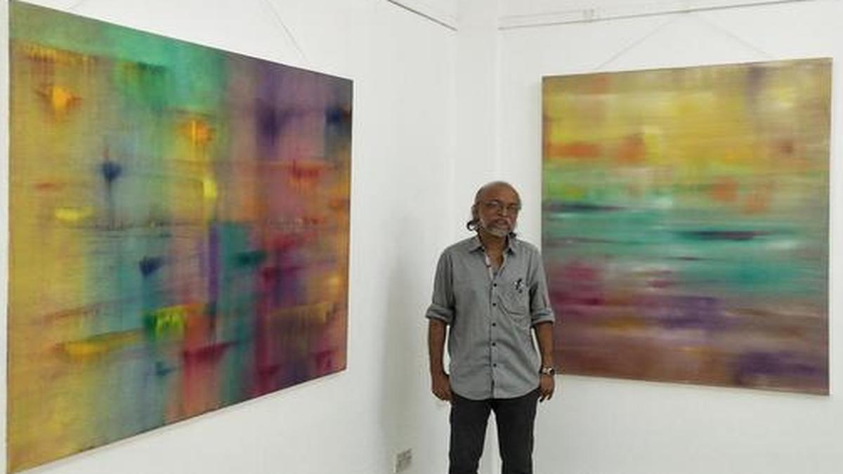 Artist George R and his romance with colours - The Hindu