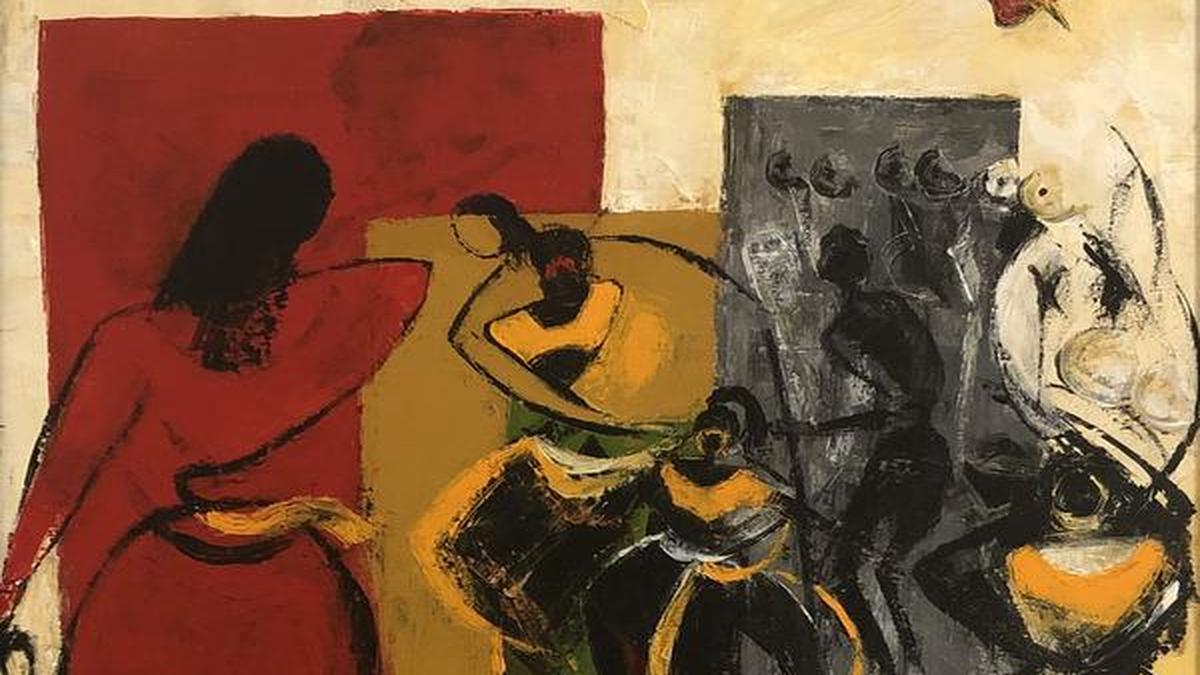 A virtual walk through artist AV Ilango’s works - The Hindu