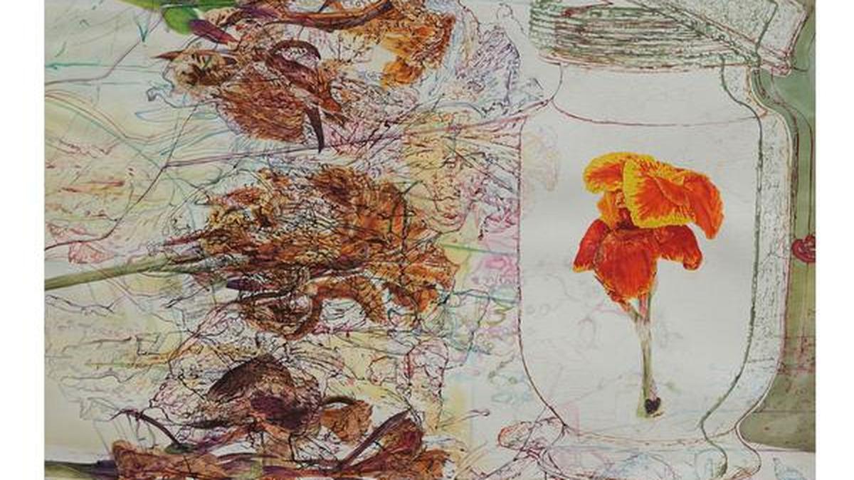 Visakhapatnam artist V Ramesh’s new works are being showcased in New ...