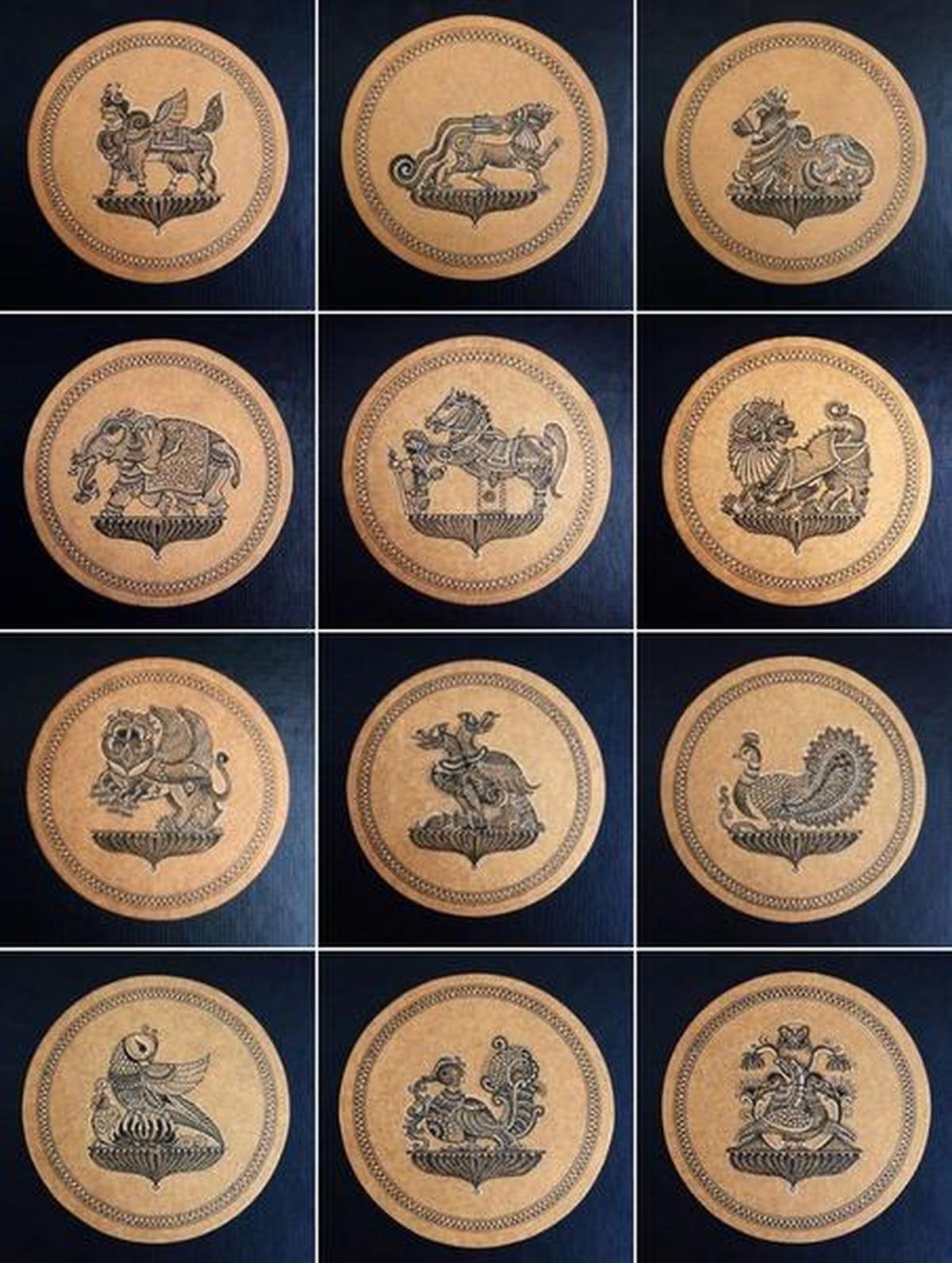 Motifs inspired by Dravidian temple architecture feature in this series ...