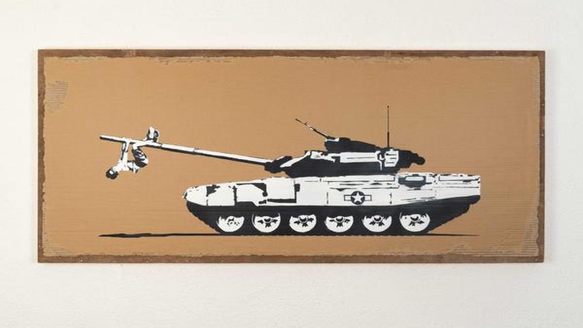 Street art enters a gallery in anonymous artist Tyler’s first solo show ...