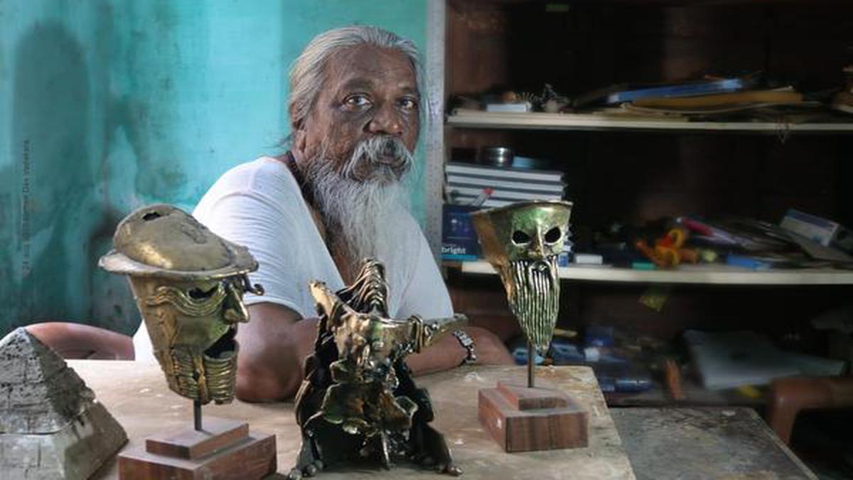 Senior Chennai artist K Shyam Kumar’s drawings and sculptures are on ...