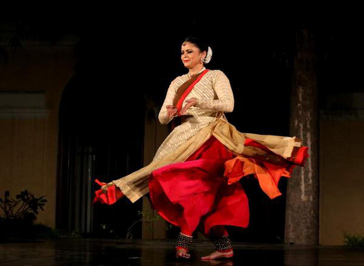 Kathak on canvas - The Hindu