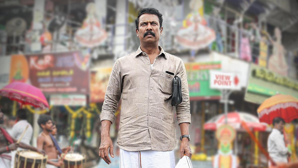 Samuthirakani’s next, ‘Thiru Manikkam’; first look out - The Hindu