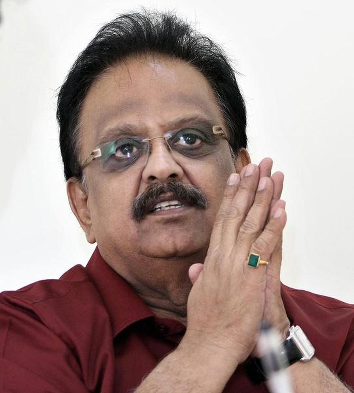 S P Balasubrahmanyam interview - The Hindu