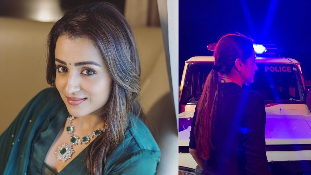 Trisha wraps filming on maiden web series ‘Brinda’ - The Hindu