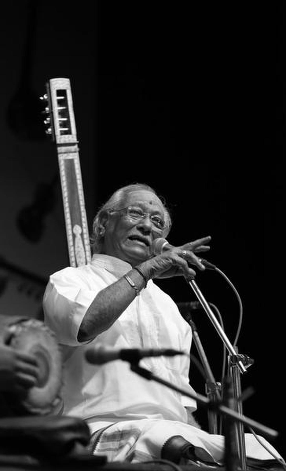 ‘If you can speak, you should sing,’ says T.V. Gopalakrishnan - The Hindu