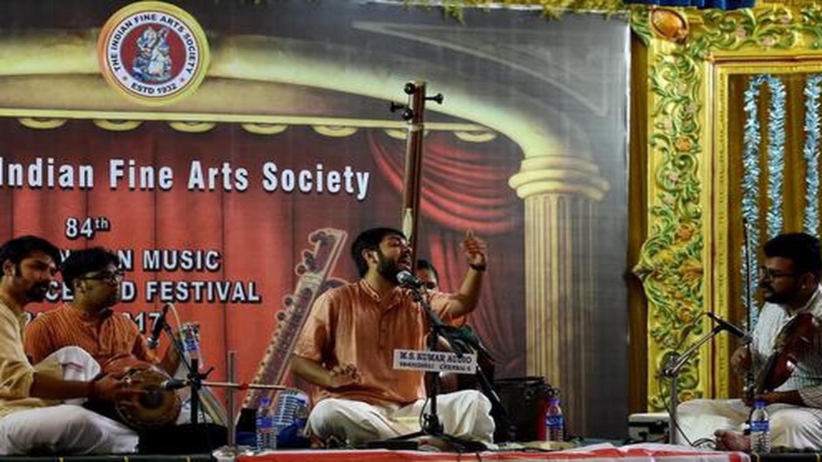 Rithvik Raja and his young accompanists brought energy to the recital ...