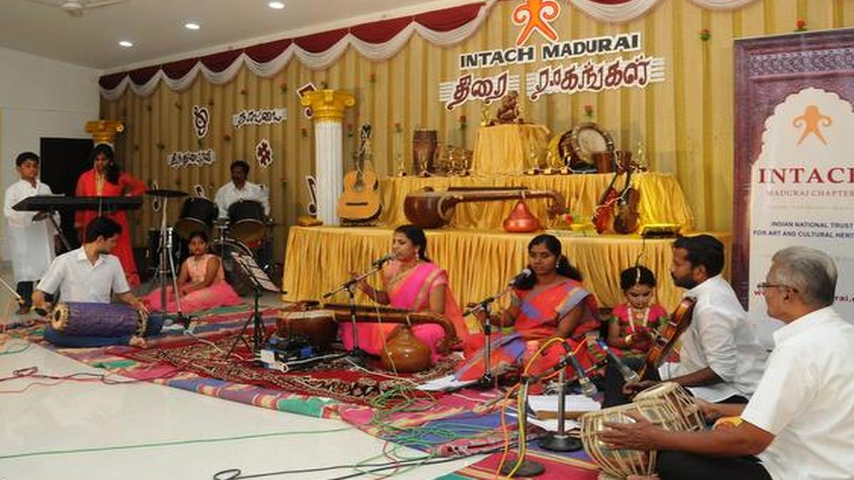 INTACH, Madurai chapter’s Thirairagangal programme explored raga-based ...