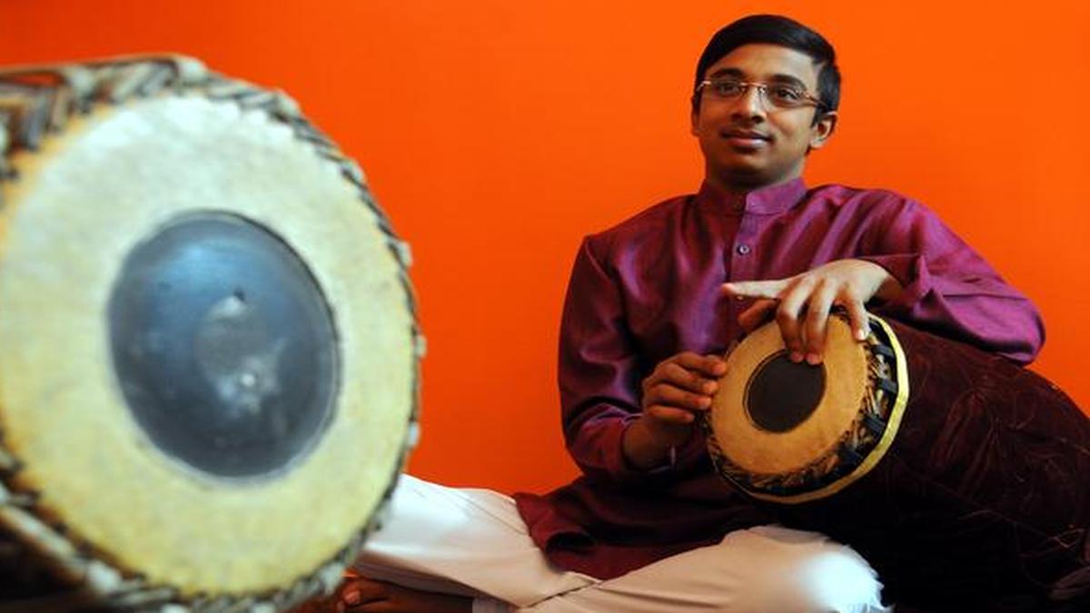 Akshay Anand’s love for the mridangam is obvious in his playing - The Hindu
