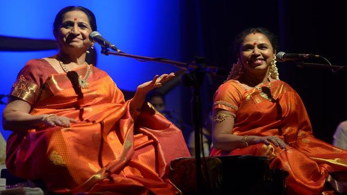 Aruna Sairam and Sudha Ragunathan: a confluence of styles - The Hindu