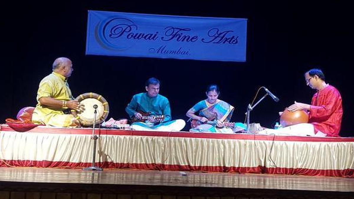 Duet by mandolin couple, U. P. Raju and Nagamani Raju - The Hindu