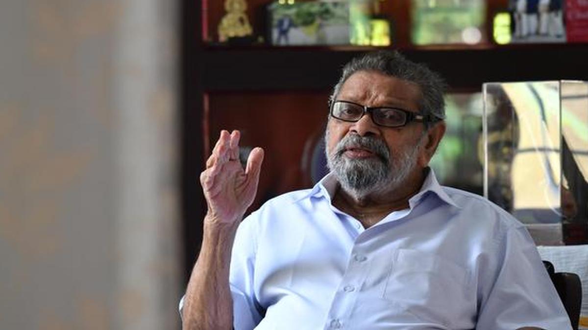 ‘You need to be lucky in the world of films’: M. K. Arjunan - The Hindu