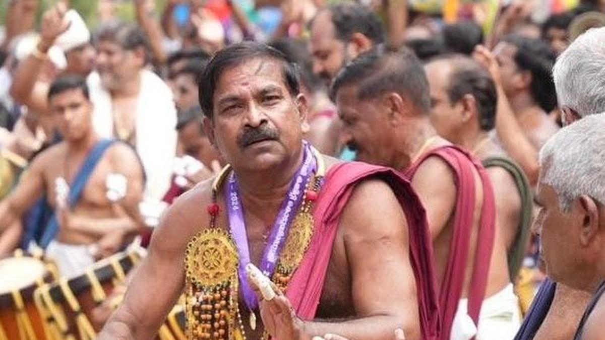 Lead melam artiste Satheesan Marar gears up for Kerala’s annual temple ...