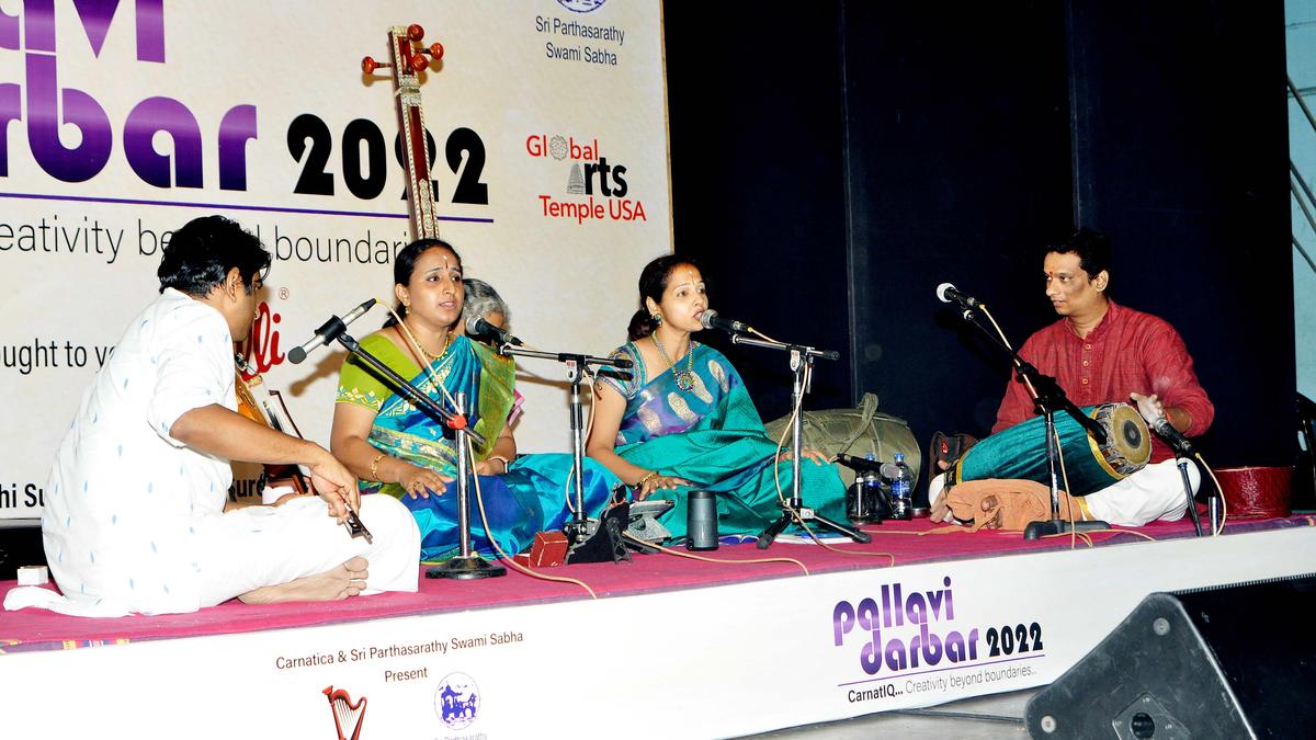 Four young Carnatic musicians present a unique Pallavi session - The Hindu