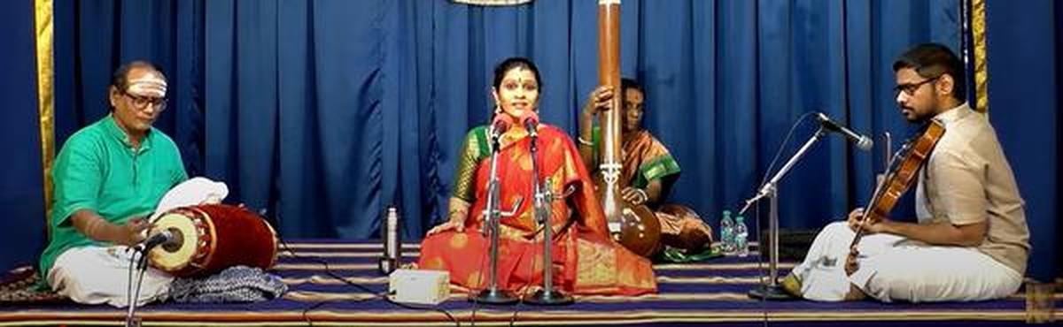 An elaborate Kamboji by Shruthi S. Bhat - The Hindu