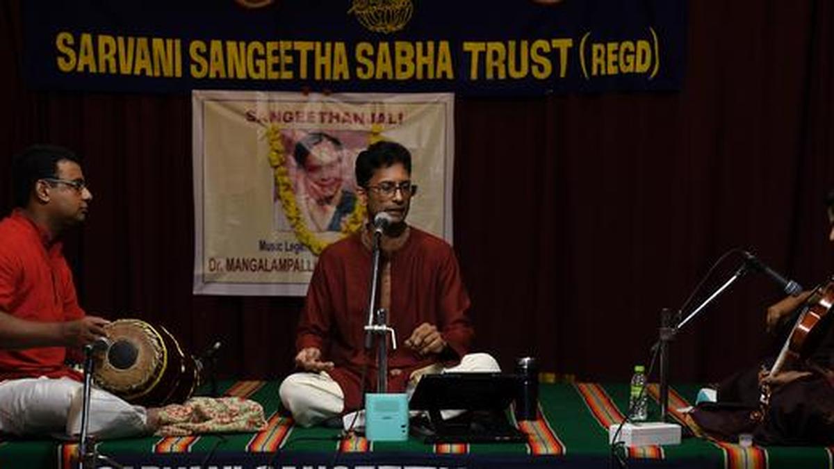 Ragavan highlighted Balamuralikrishna’s composing style - The Hindu