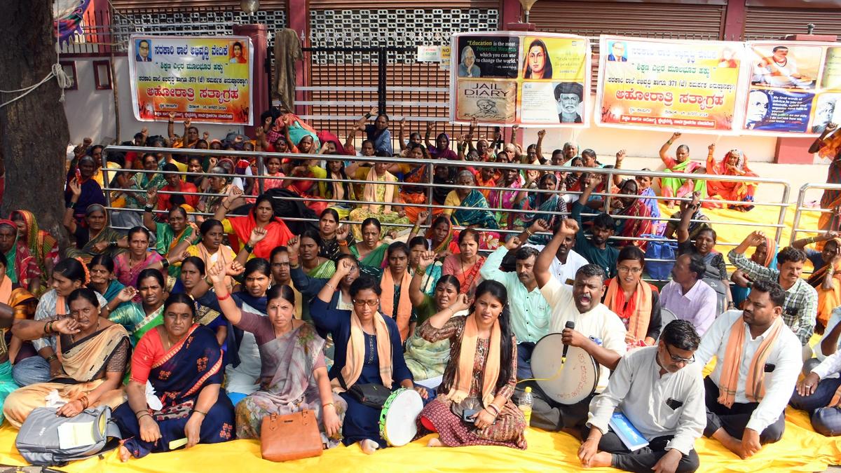 Indefinite agitation launched seeking development of government schools ...